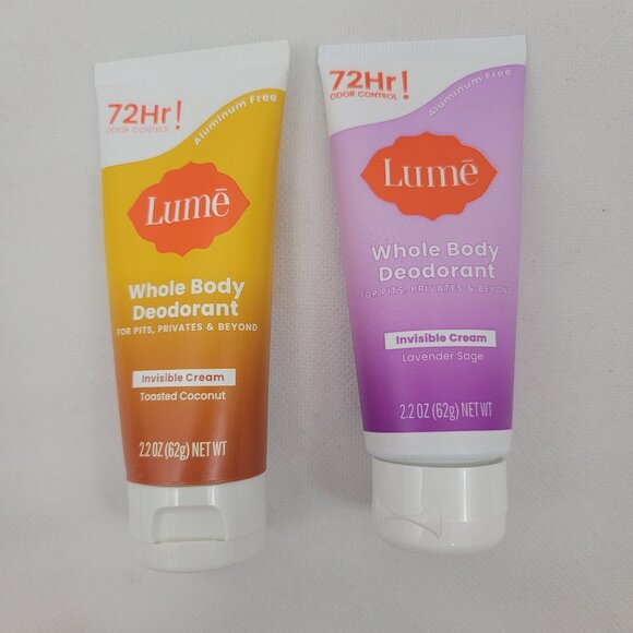 Lume | Bath & Body | Lume Invisible Cream Deodorant Whole Body Toasted ...